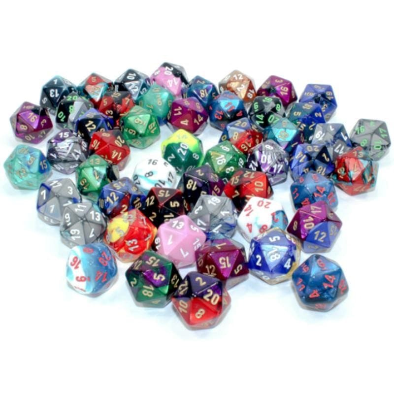 Dice - Chessex Bulk Bag of Dice - Gemini D20 – Gumnut