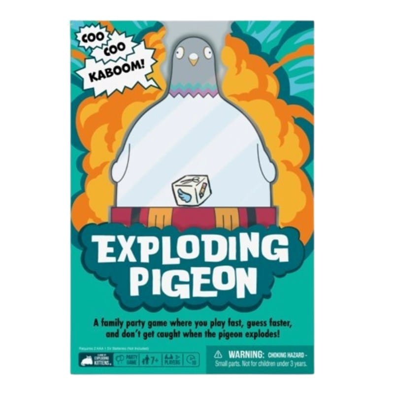 Exploding Pigeon (By Exploding Kittens) – Gumnut