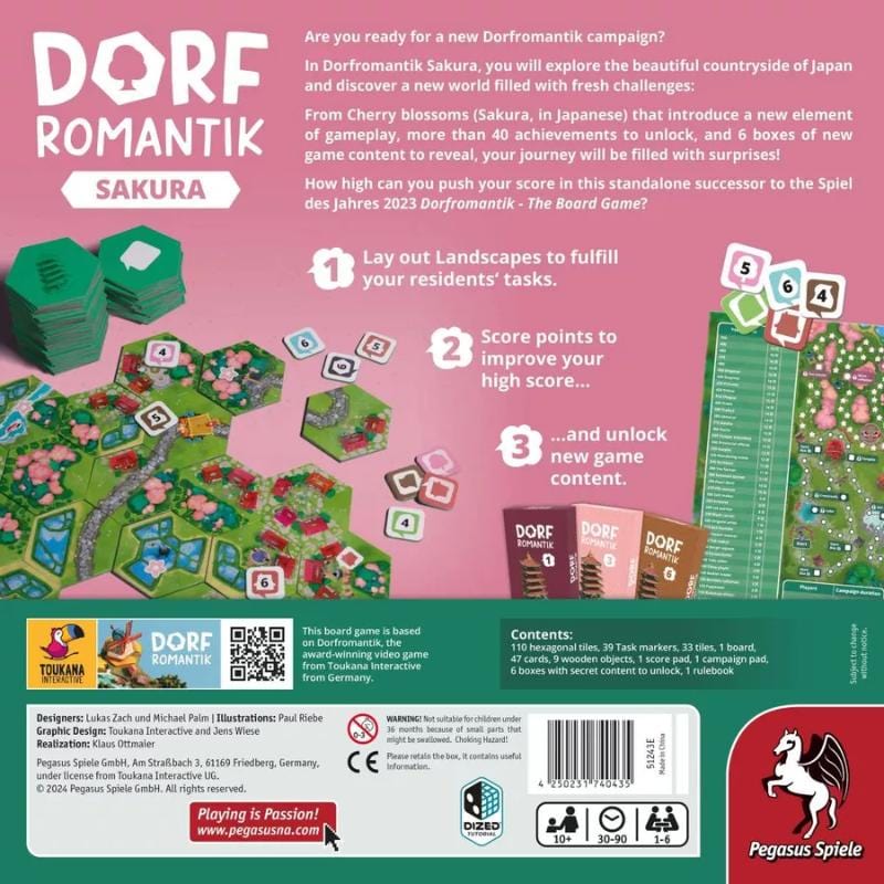 Dorfromantik Sakura - Board Game – Gumnut