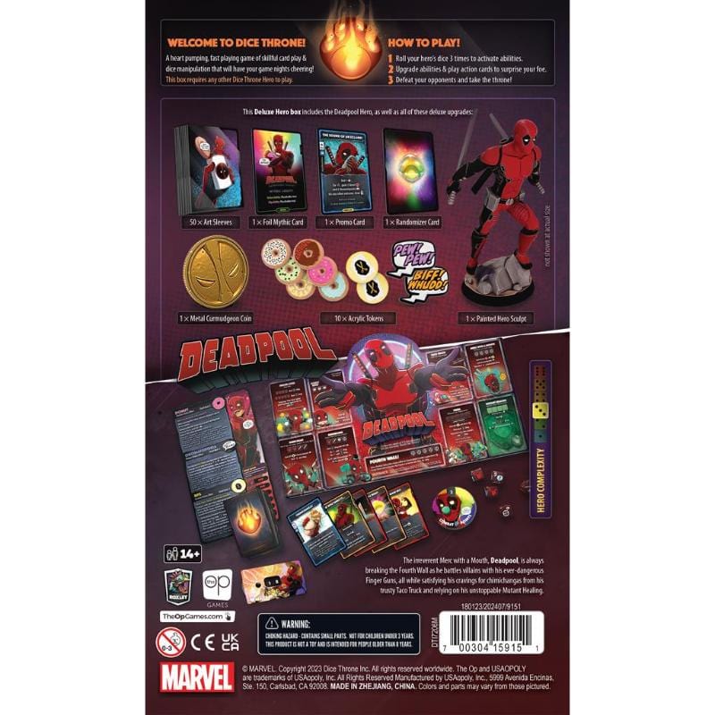 Dice Throne Marvel - Deadpool "Deluxe" Expansion – Gumnut