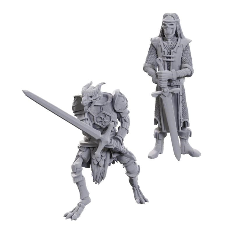 Wizkids Unpainted Miniatures - Nolzur's - Skeleton Knights - 50th Anni ...