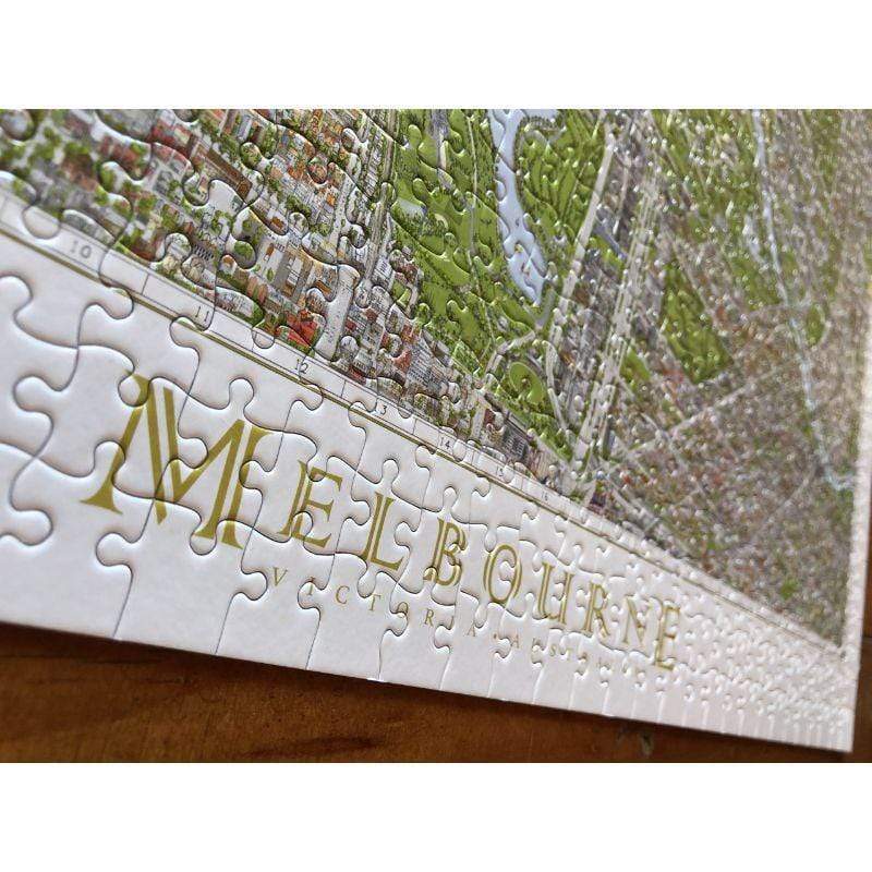 The Melbourne Map Jigsaw Puzzle (1000pc) – Gumnut